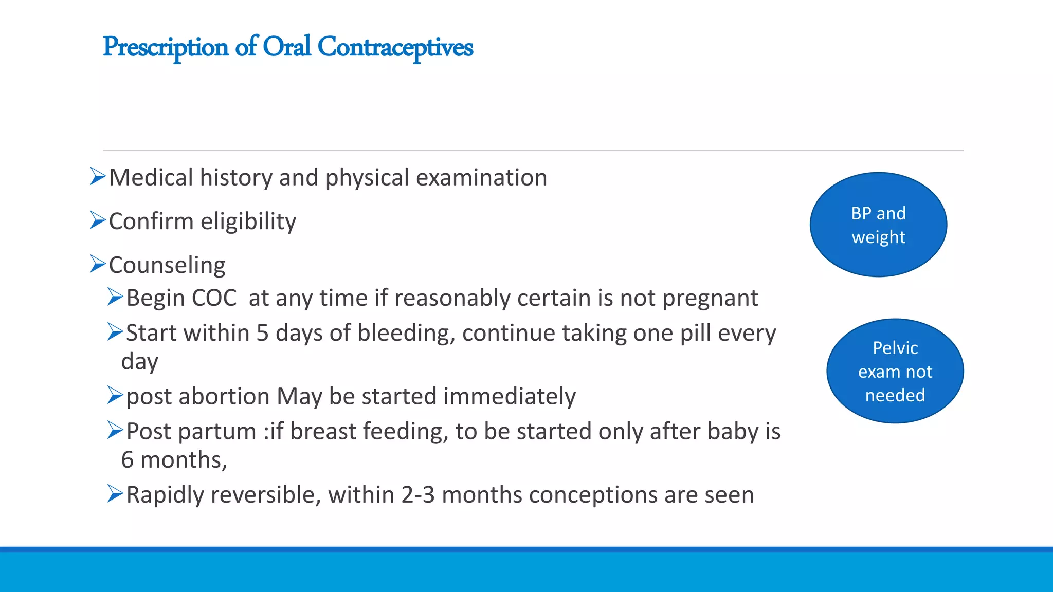Combined oral contraceptive pills | PPTX