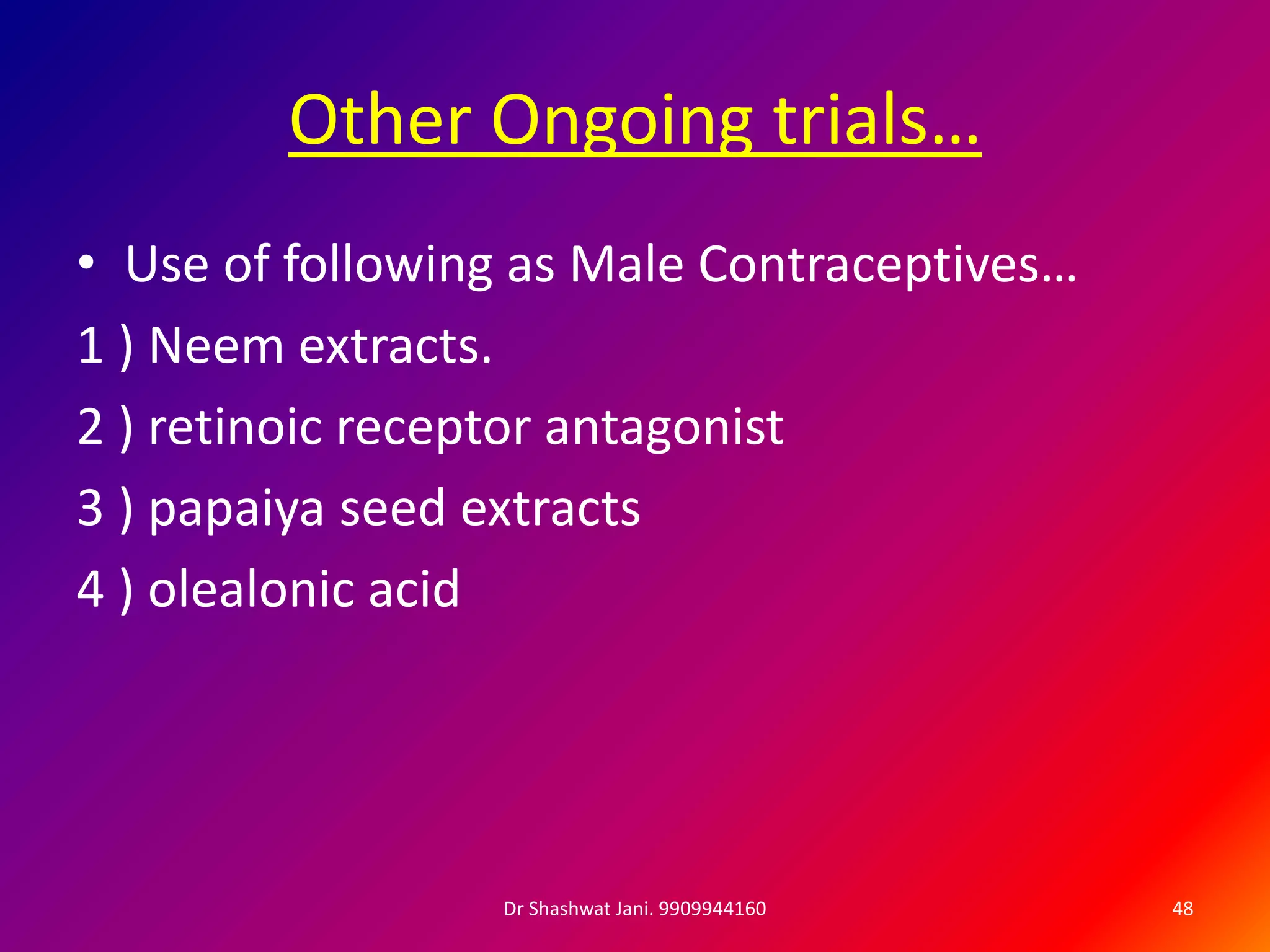 COMBINED ORAL CONTRACEPTIVE PILLS AND NEWER ADVANCES IN CONTRACEPTION ...