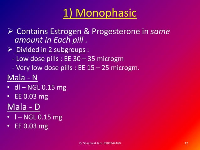 COMBINED ORAL CONTRACEPTIVE PILLS AND NEWER ADVANCES IN CONTRACEPTION ...