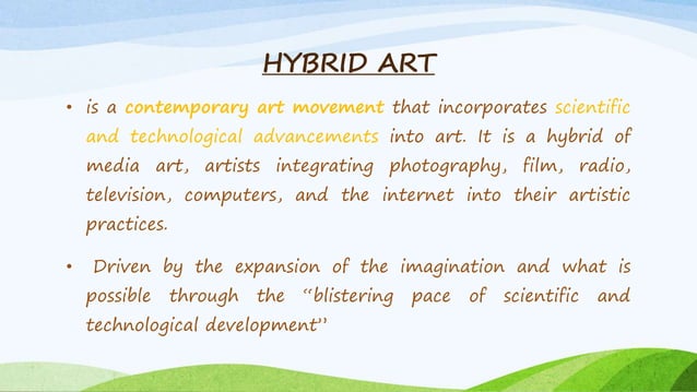 Combined or Hybrid Art | PPTX