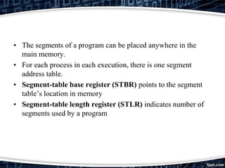 Combined paging and segmentation | PPTX