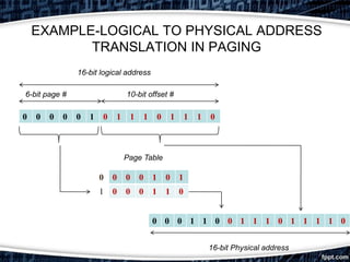 Combined paging and segmentation | PPTX