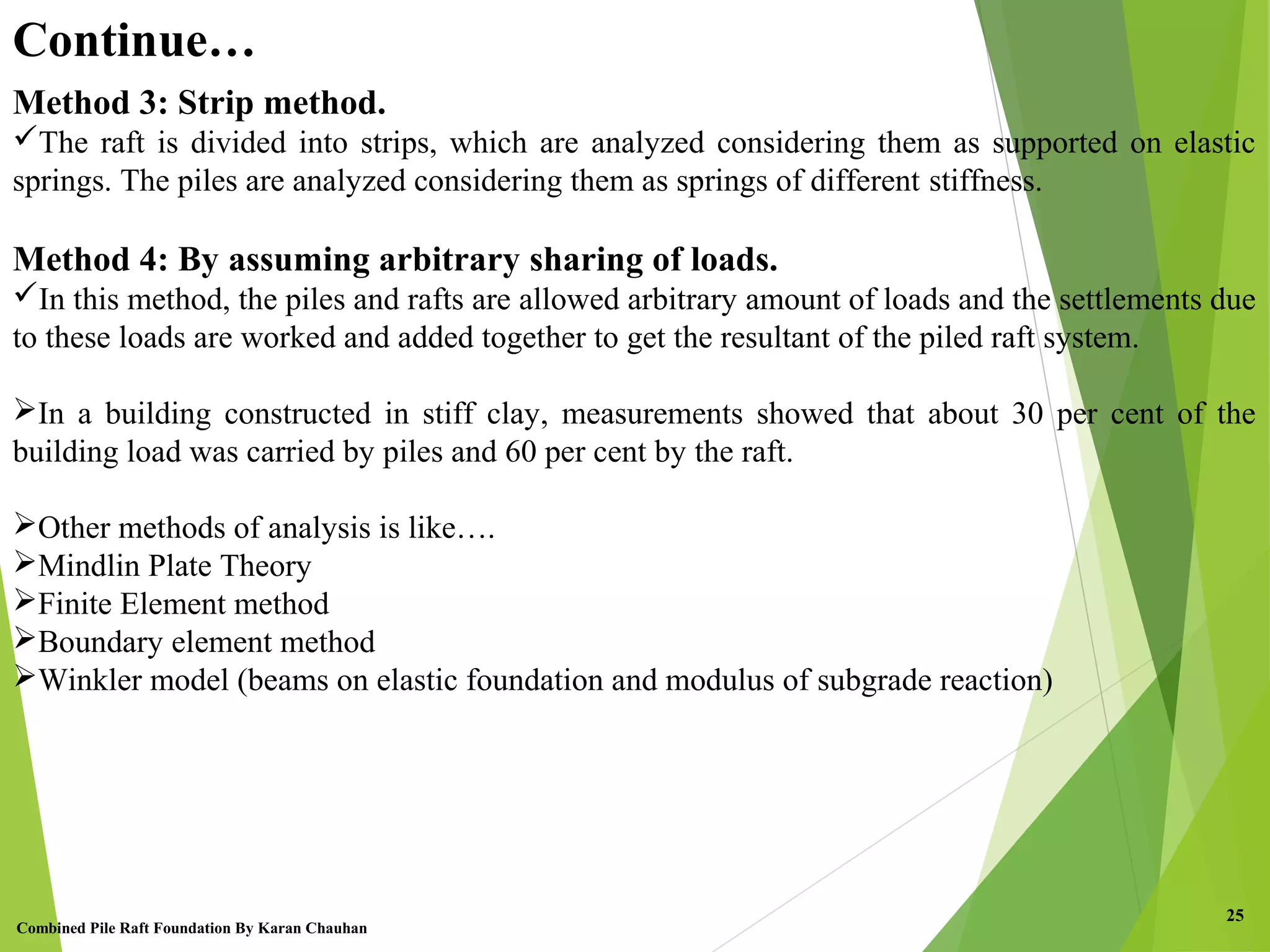Combine piled raft foundation (cprf)_Er.Karan Chauhan | PPT