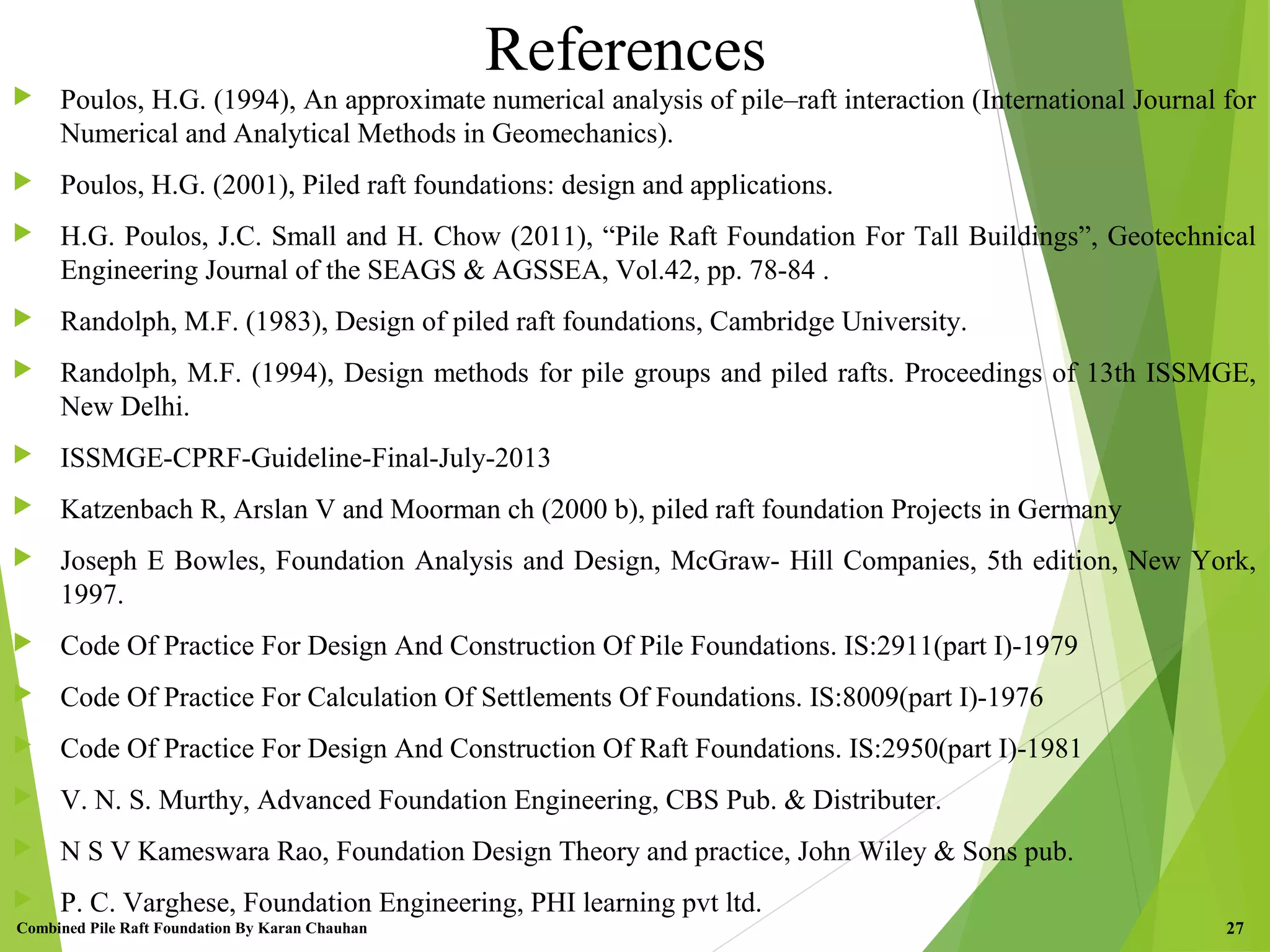 Combine piled raft foundation (cprf)_Er.Karan Chauhan | PPT