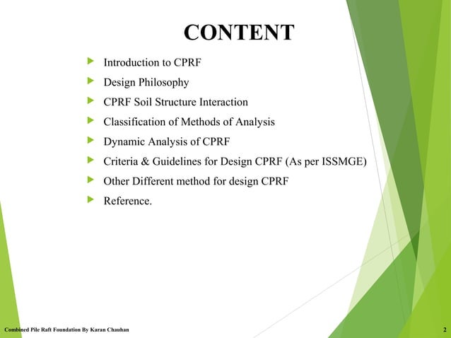 Combine piled raft foundation (cprf)_Er.Karan Chauhan | PPT
