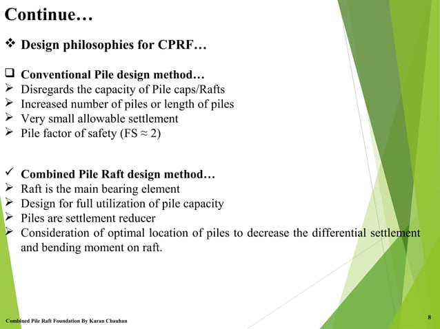 Combine piled raft foundation (cprf)_Er.Karan Chauhan | PPT