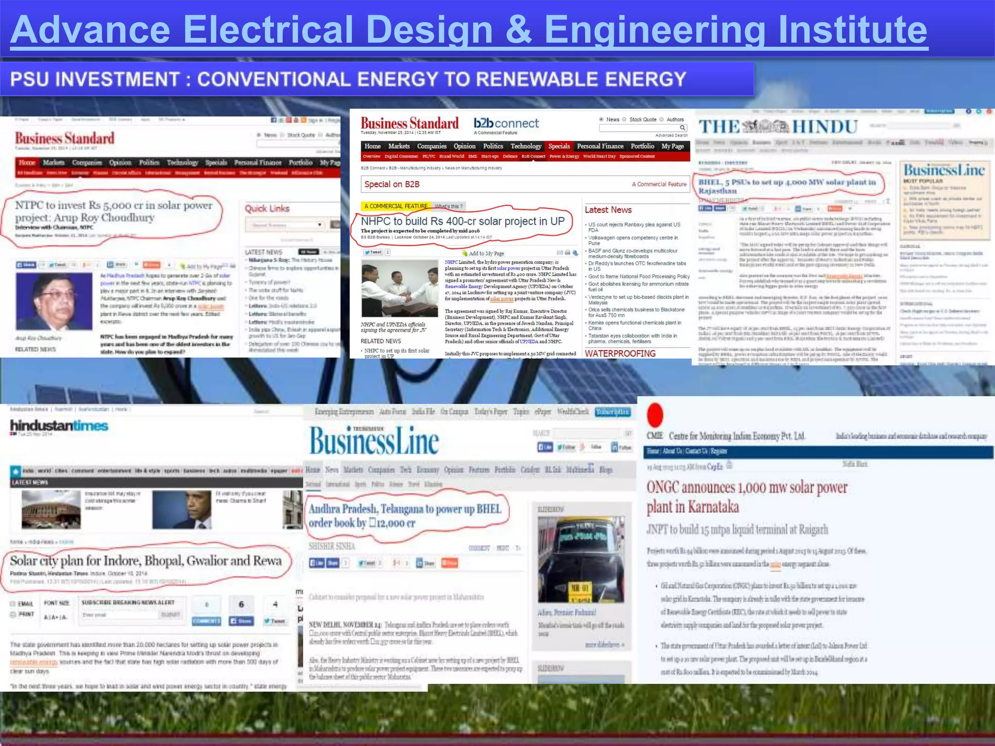 Advance Electrical system Design and solar power plant design courses ...