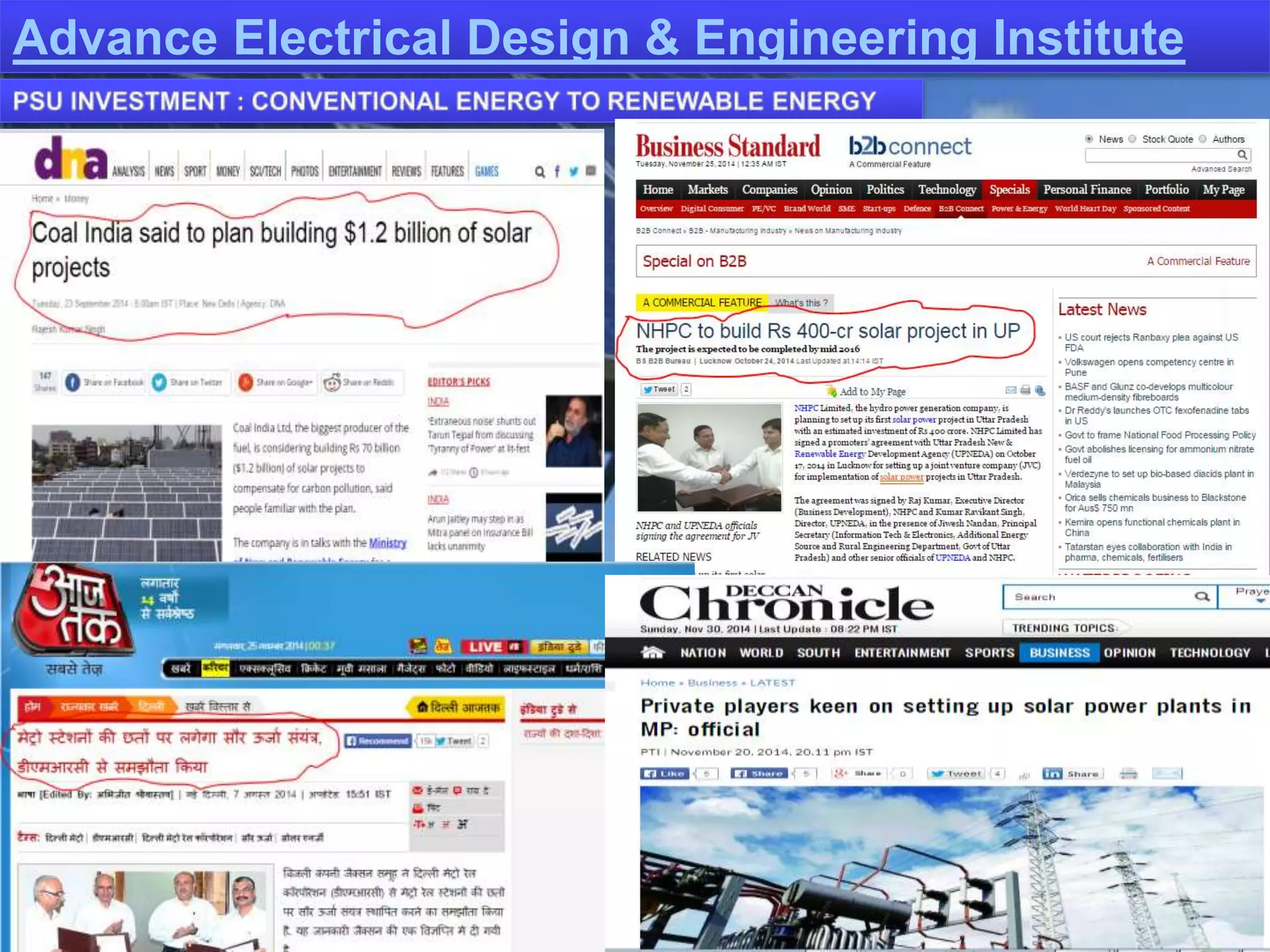 Advance Electrical system Design and solar power plant design courses ...