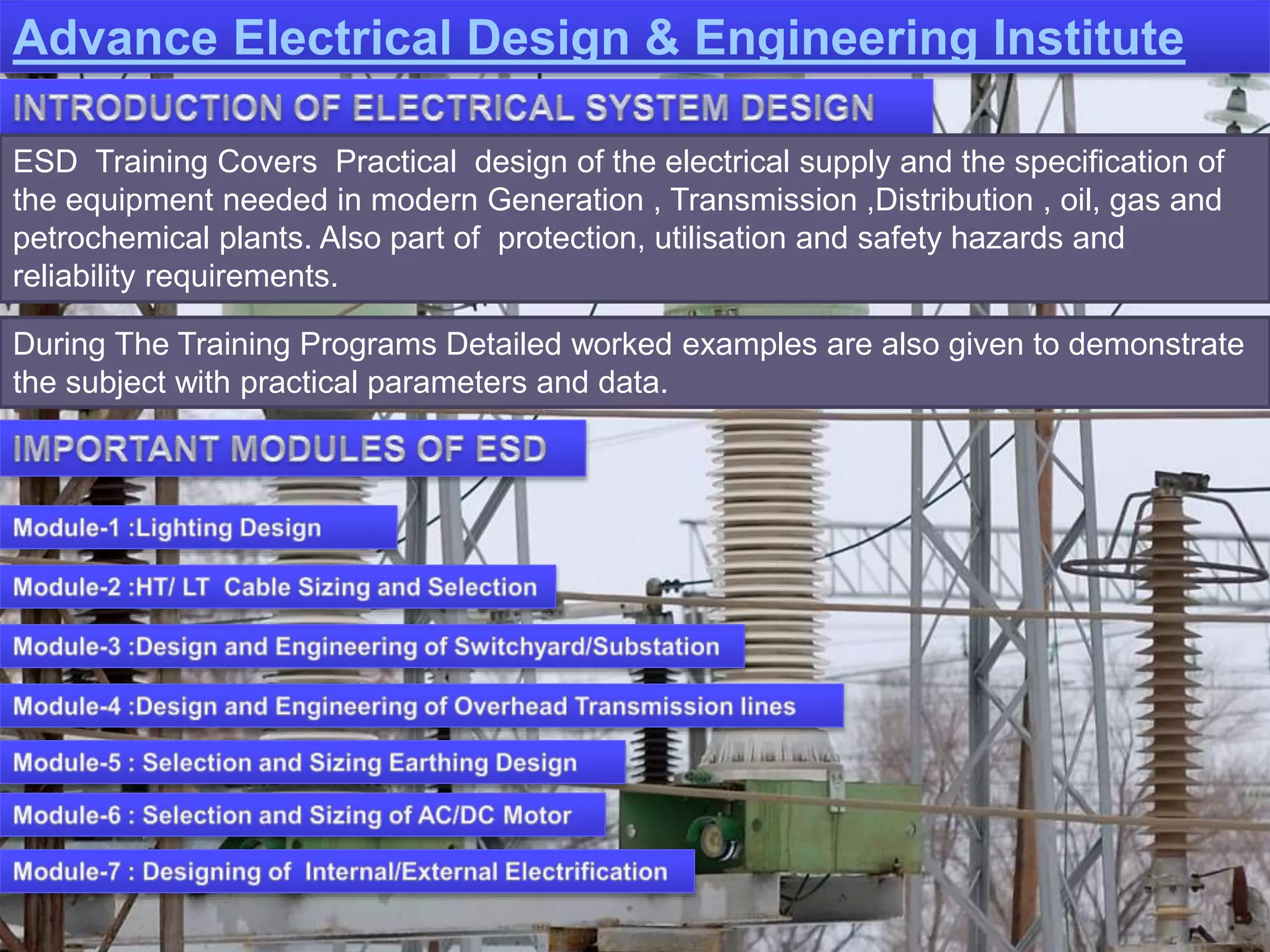 Advance Electrical system Design and solar power plant design courses ...