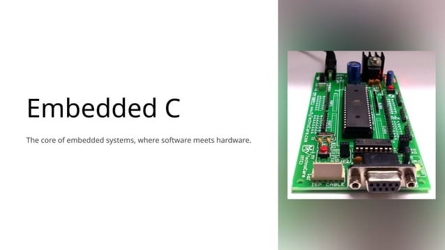 presentation on verilog hdl and embedded c | PPTX