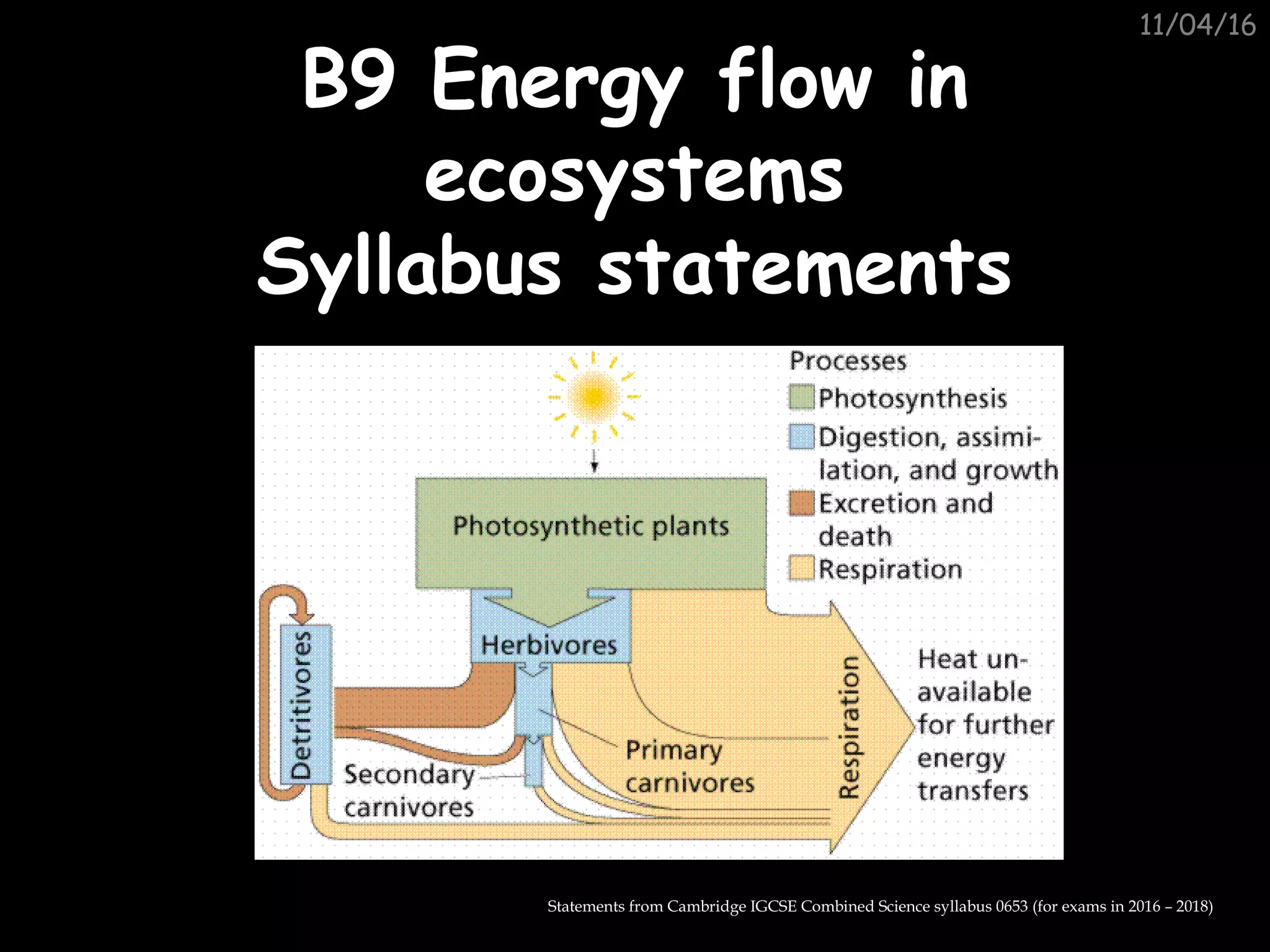 Combined sci b9 syllabus | PPT