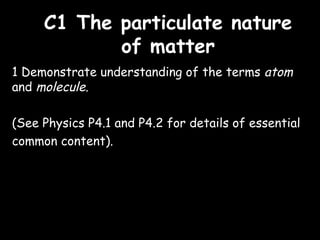 Combined sci c1 syllabus | PPT