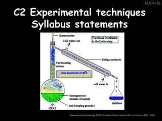 Combined sci c2 syllabus | PPT