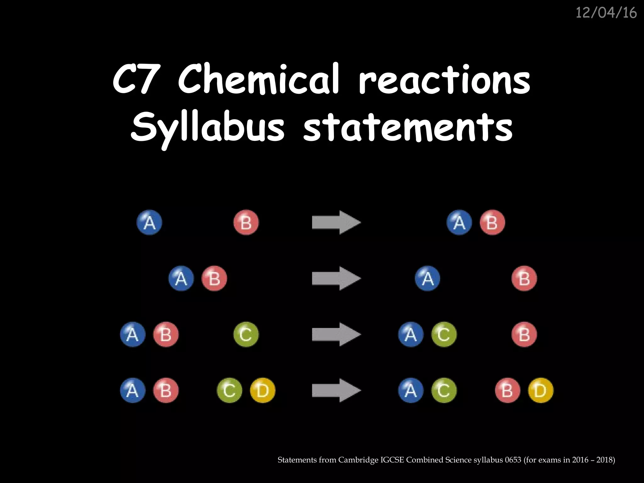 Combined sci c7 syllabus | PPT