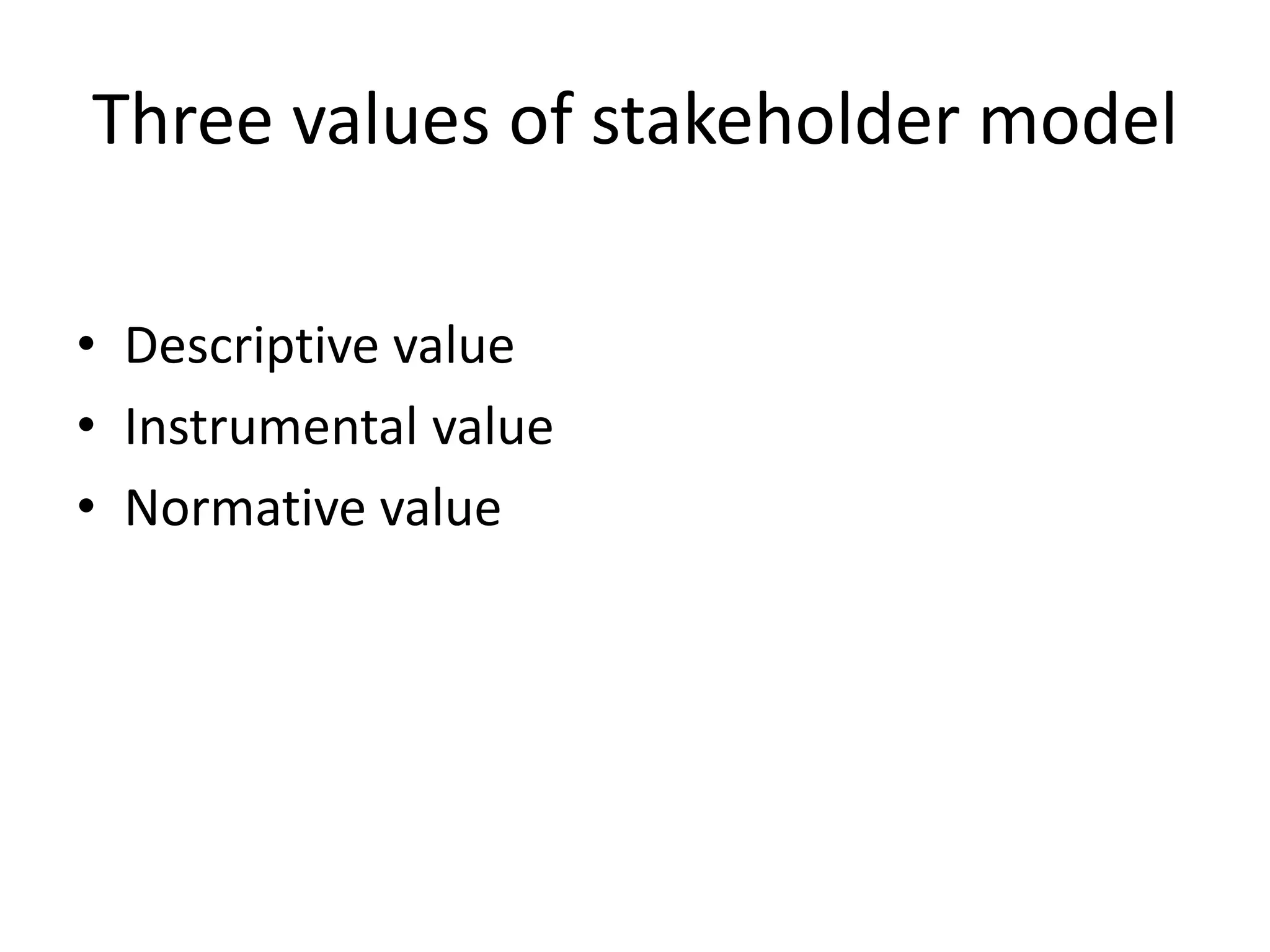 The Stakeholder approach to Business , society, and Ethics | PPTX