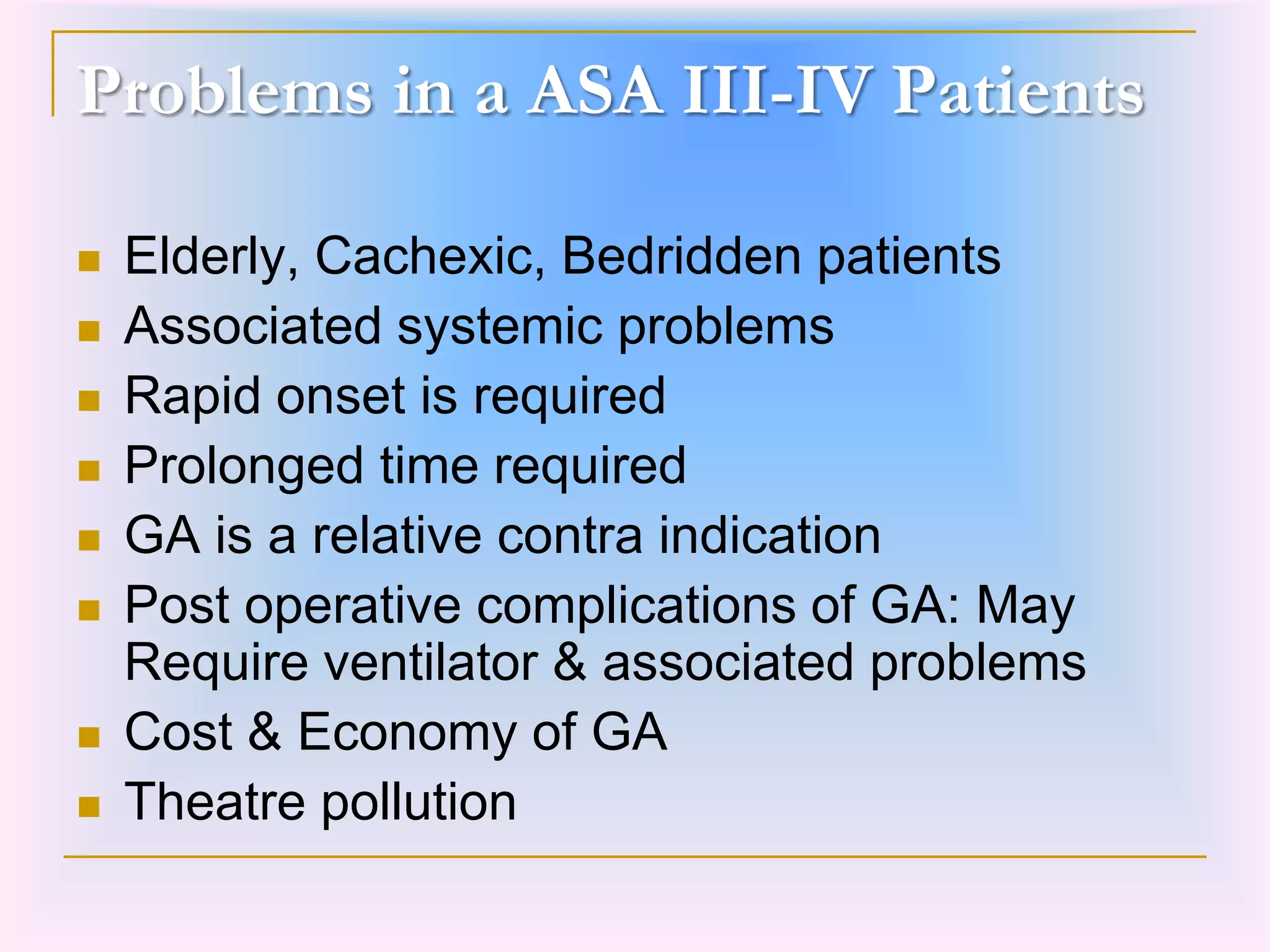 Combined spinal epiduralfor hip surgery in asaiii iv pts. | PPTX ...