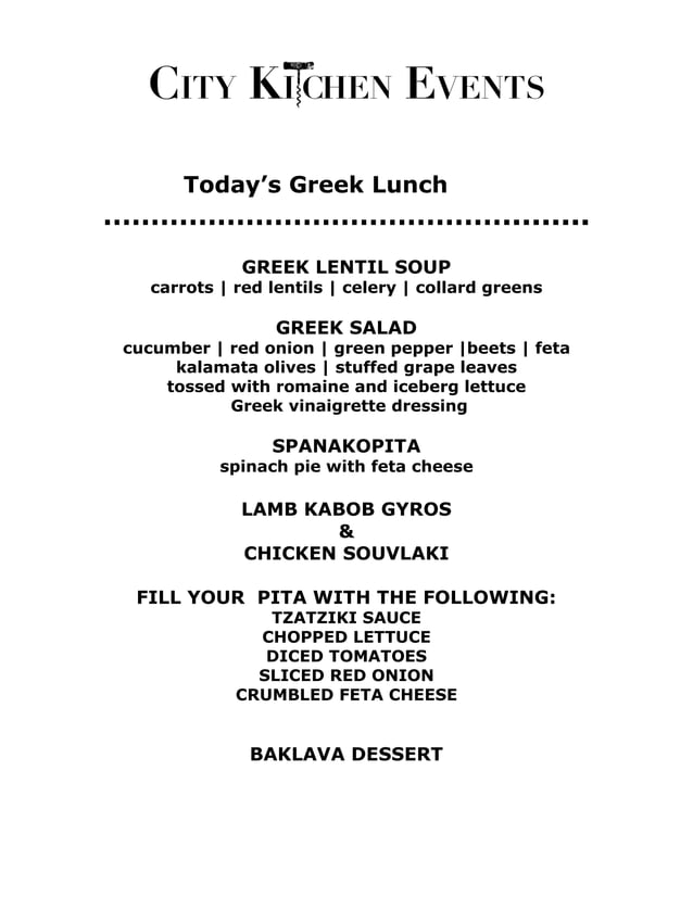 Combined themed menus | PDF