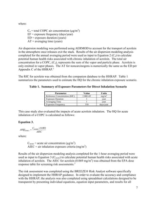 Combined Use of AERMOD, ArcGIS, and Risk Analyst for Human Health Risk Assessment | PDF