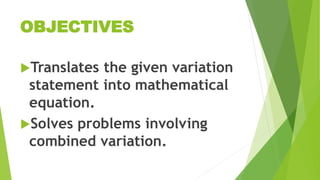 Combined Variation | PDF