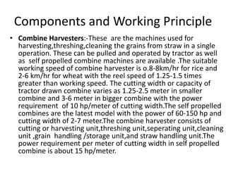 Combine harvester | PPTX