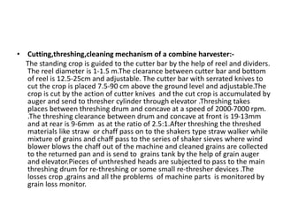 Combine harvester | PPTX