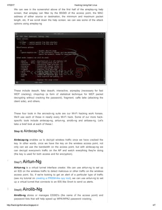 Hacking using Kali Linux | PDF
