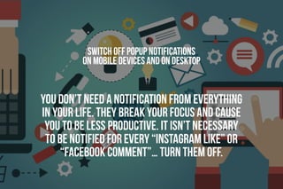 10 Simple Productivity Tips Ppt Free Download