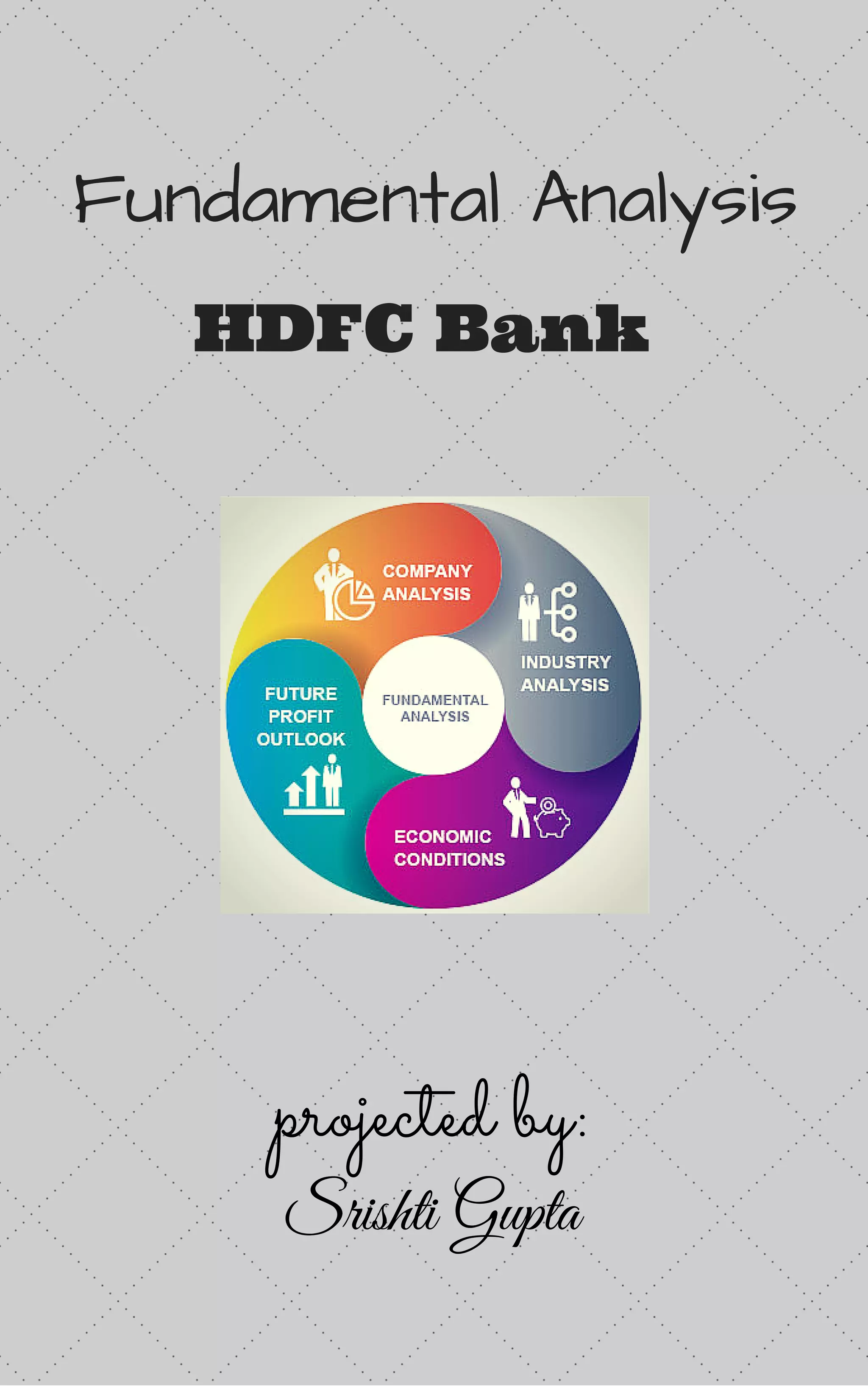 Fundamental Analysis- HDFC Bank | PDF