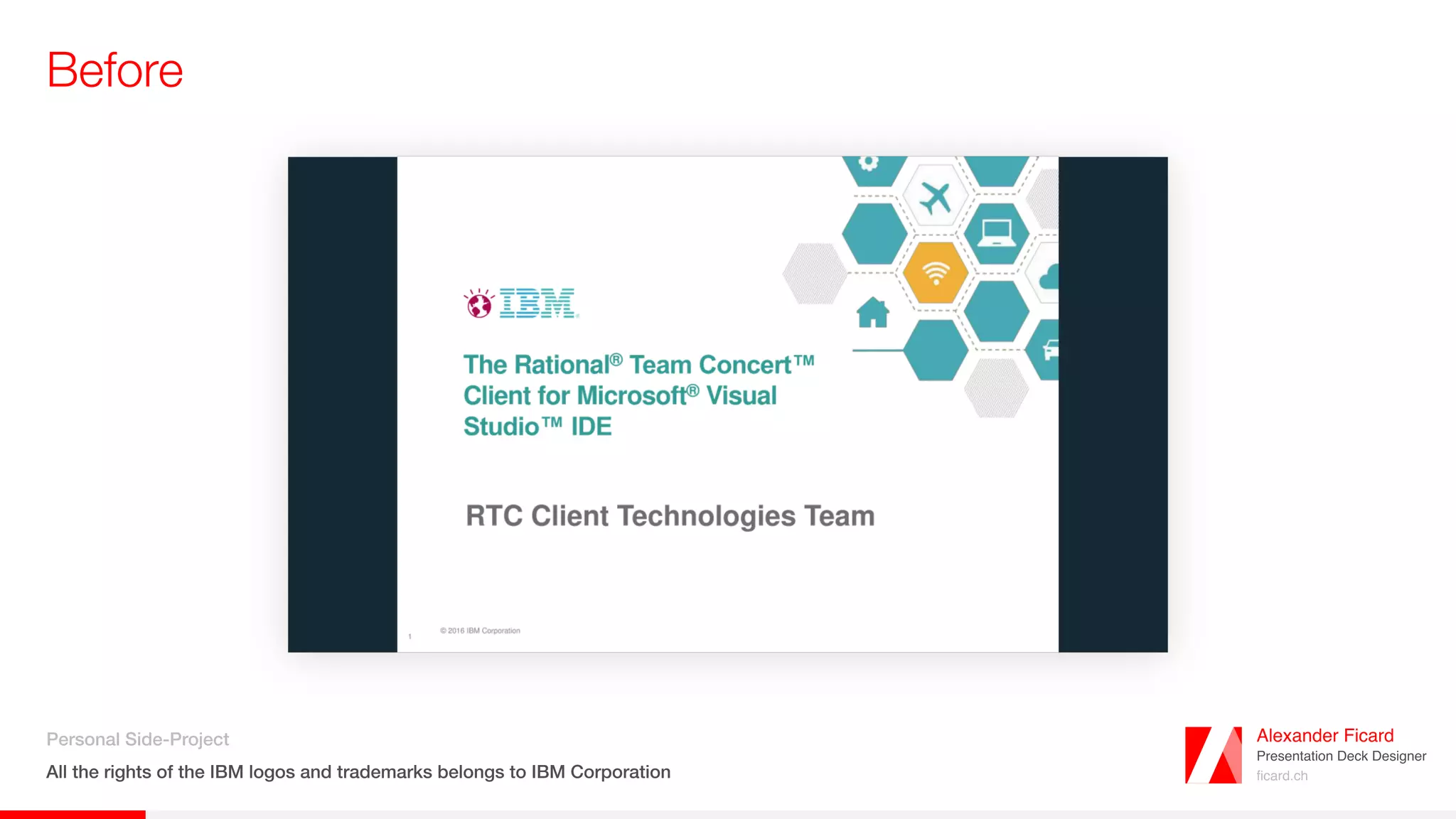 IBM Presentation Deck Redesign - Personal Project | PDF
