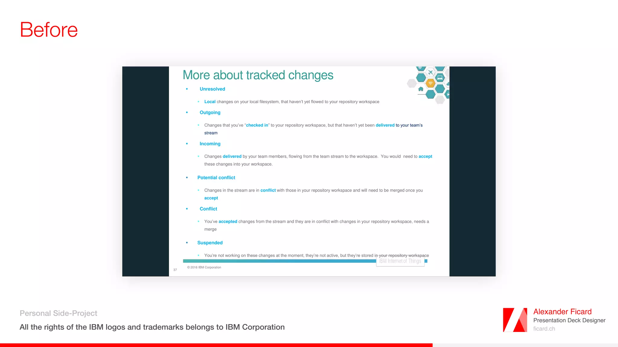IBM Presentation Deck Redesign - Personal Project | PDF