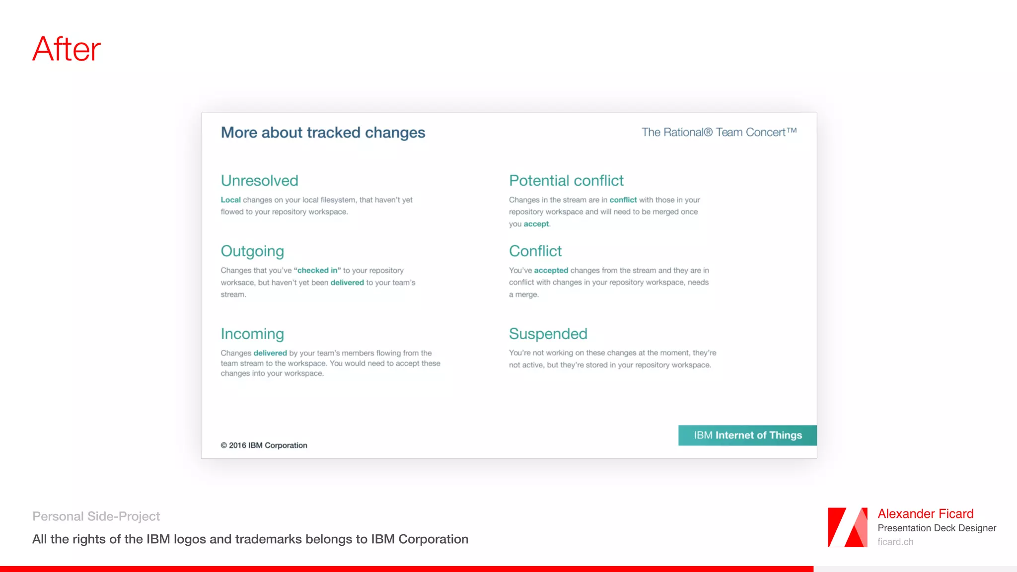 IBM Presentation Deck Redesign - Personal Project | PDF