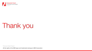 IBM Presentation Deck Redesign - Personal Project | PDF