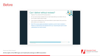 IBM Presentation Deck Redesign - Personal Project | PDF