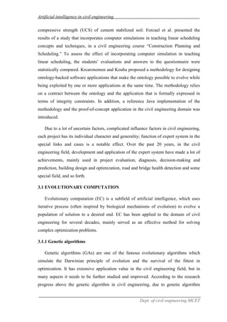 Artificial intelligence in civil engineering | PDF