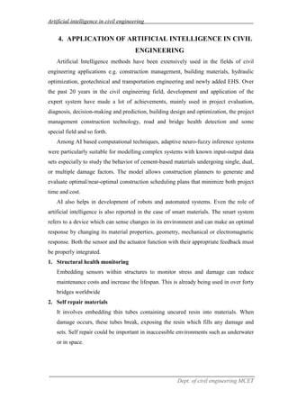 Artificial intelligence in civil engineering | PDF
