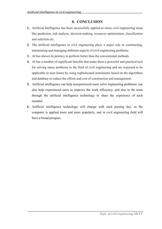 Artificial intelligence in civil engineering | PDF