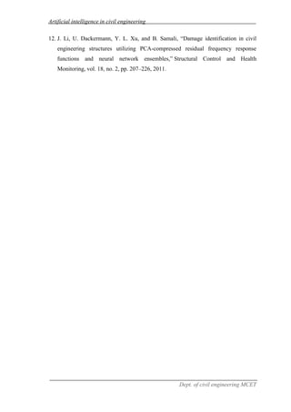 Artificial intelligence in civil engineering | PDF