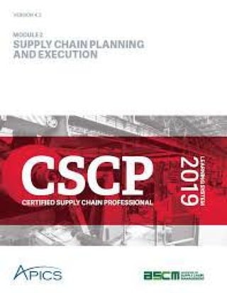 2019 APICS CSCP study material | PDF