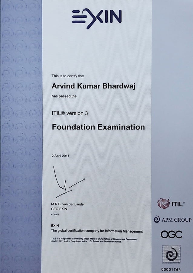 ITIL® Foundation Certificate in IT Service Management | PDF