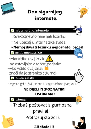 Dan sigurnijeg interneta | PDF
