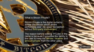 Bitcoin Private | PDF