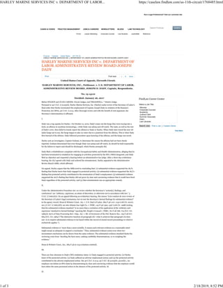 Harley Marine Services | PDF | Law