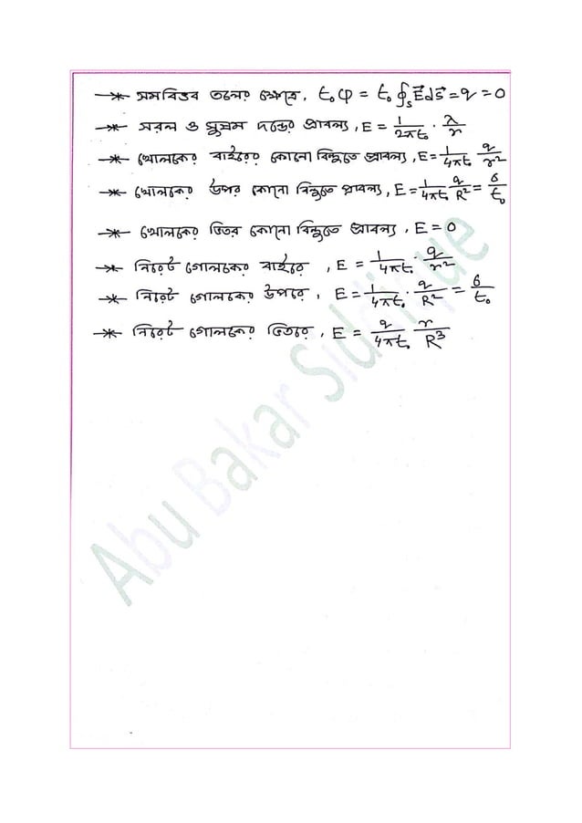 Important Physics Chemistry Math formula collection for HSC exam in ...