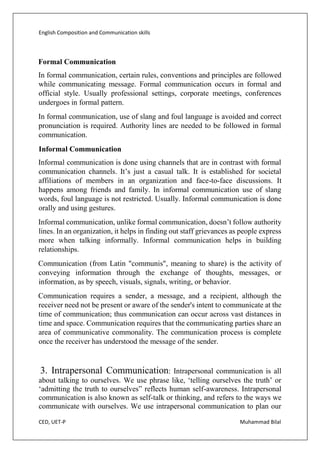 Introduction to effective communication | PDF