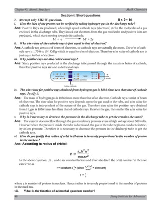 F.Sc. Part 1 Chemistry.Ch.05.Test (Malik Xufyan) | PDF