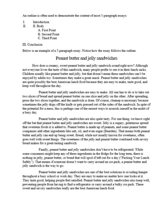 Five paragraph essay example | PDF