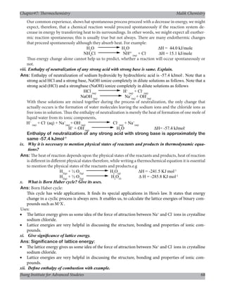 F.Sc. Part 1 Chemistry.Ch.07.Test (Malik Xufyan) | PDF