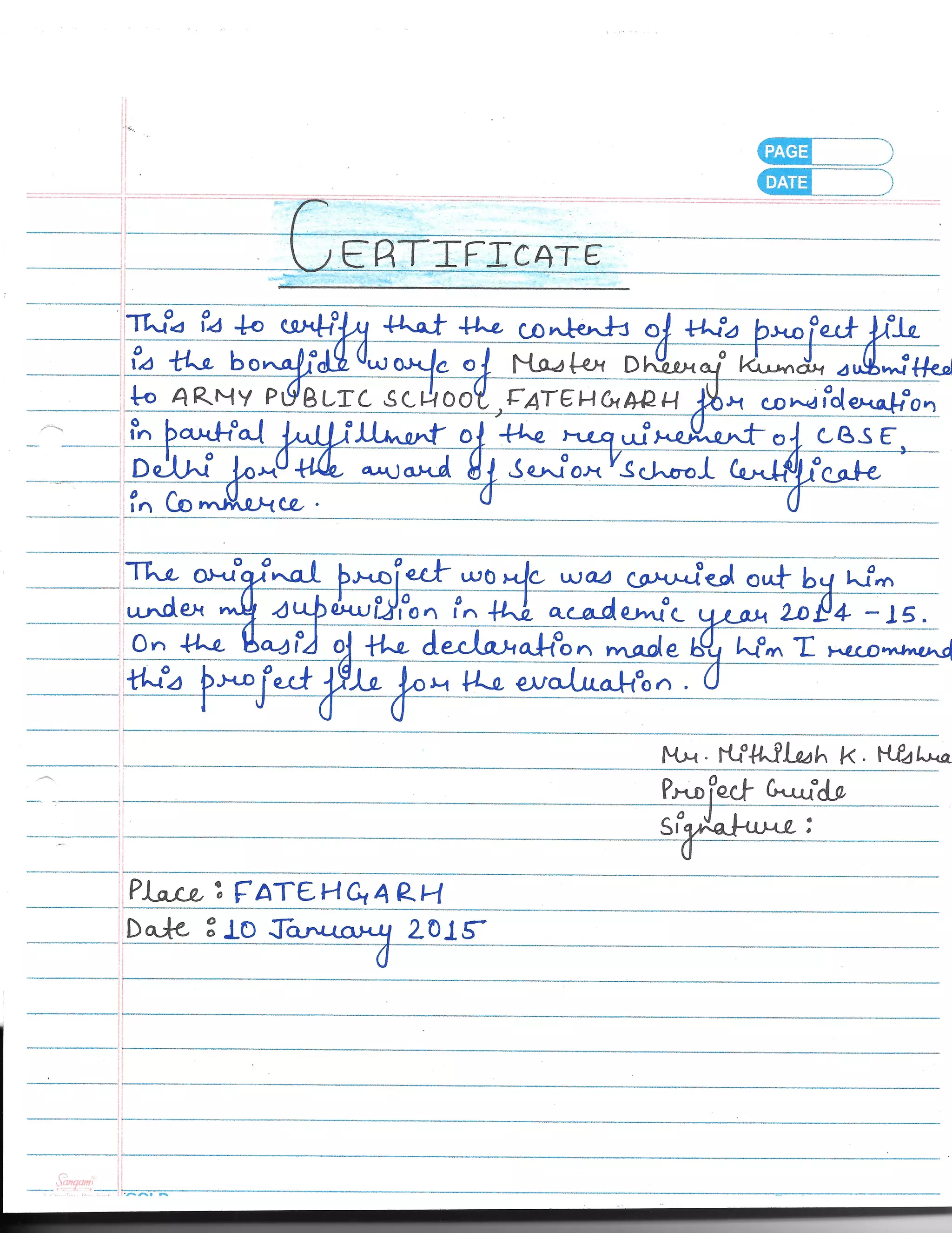 Accountancy Project Class 12th CBSE | PDF