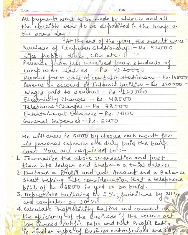 Accountancy Project Class 12th CBSE | PDF