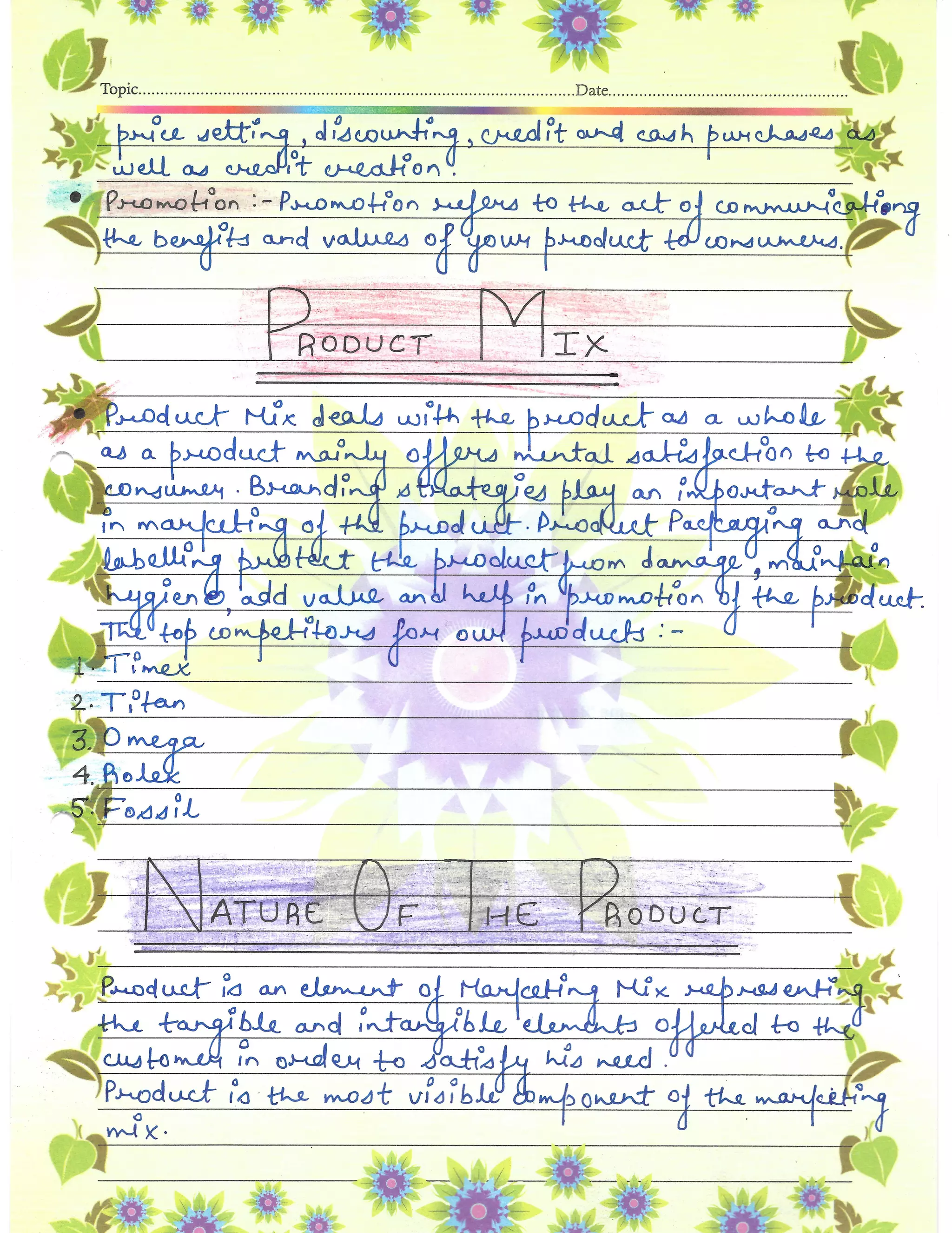 Business Studies (Marketing Management) Project Class 12th CBSE | PDF